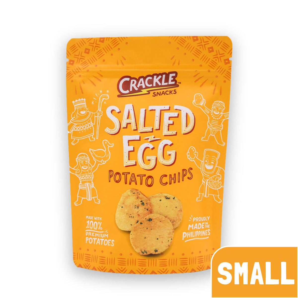 Salted Egg Potato Chips - Small – Crackle Snacks